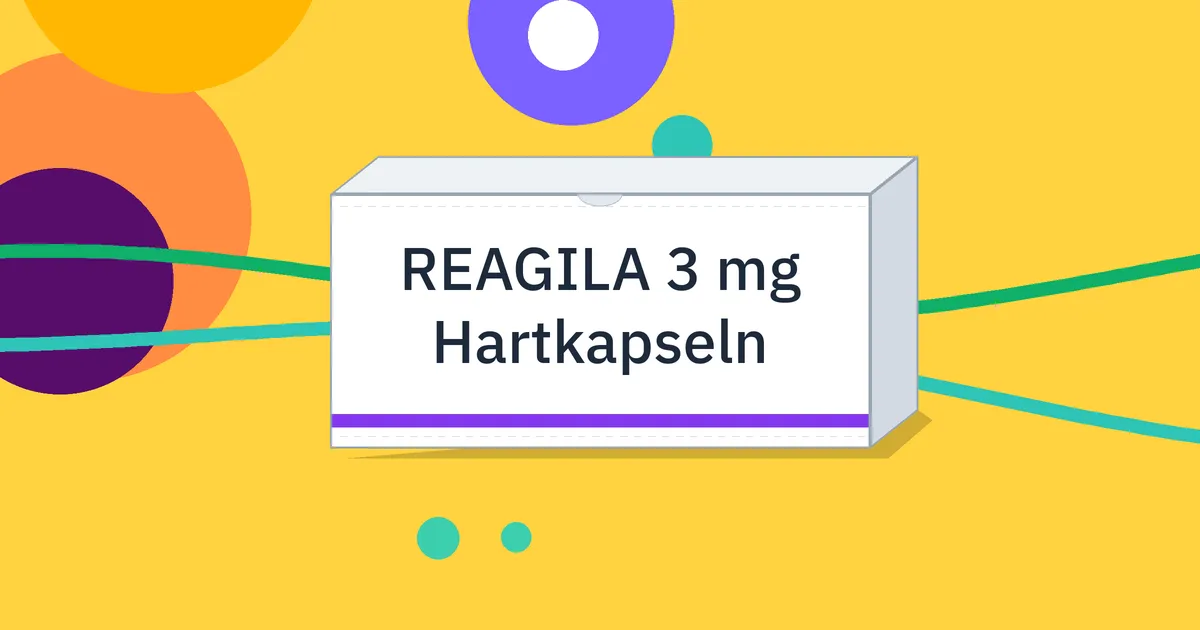 Symbolbild: Packung mit der Aufschrift REAGILA 3 mg Hartkapseln (PZN 14016536) – Verfügbarkeit und Bezug in Apotheken in Frankfurt am Main