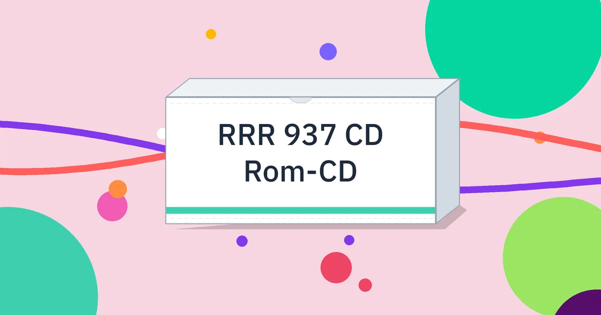 Symbolbild: Packung mit der Aufschrift RRR 937 CD Rom-CD (PZN 05975999) – Verfügbarkeit und Bezug in Apotheken in Frankfurt am Main
