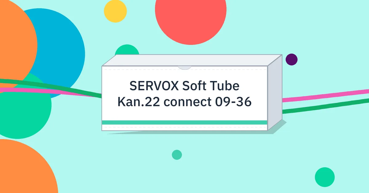 Symbolbild: Packung mit der Aufschrift SERVOX Soft Tube Kan.22 connect 09-36 (PZN 09253381) – Verfügbarkeit und Bezug in Apotheken in Frankfurt am Main