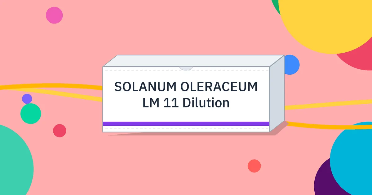 Symbolbild: Packung mit der Aufschrift SOLANUM OLERACEUM LM 11 Dilution (PZN 13193302) – Verfügbarkeit und Bezug in Apotheken in Frankfurt am Main