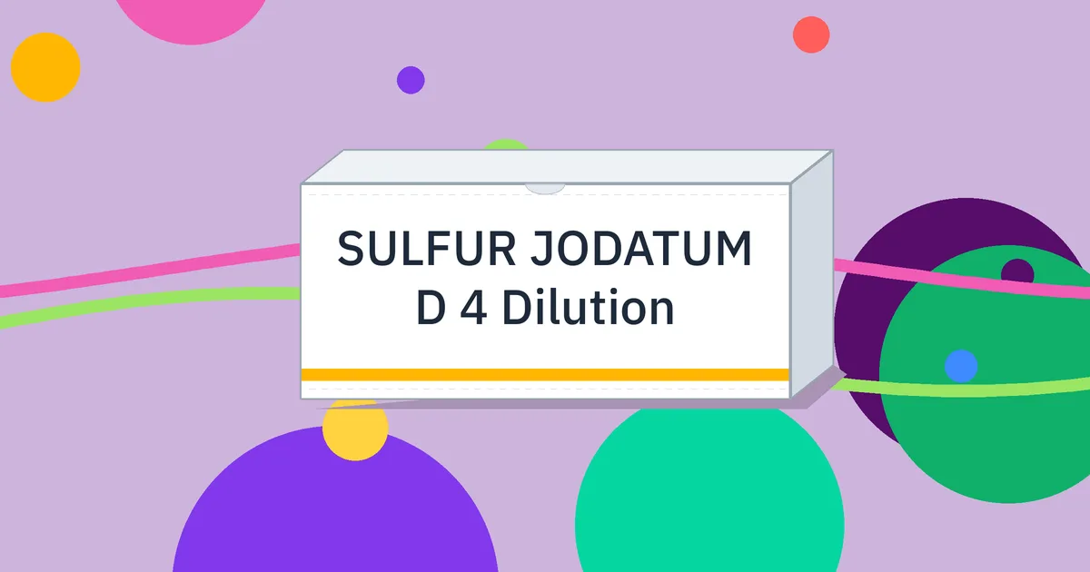 Symbolbild: Packung mit der Aufschrift SULFUR JODATUM D 4 Dilution (PZN 00991048) – Verfügbarkeit und Bezug in Apotheken in Frankfurt am Main
