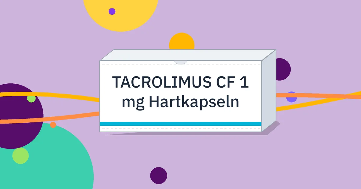 Symbolbild: Packung mit der Aufschrift TACROLIMUS CF 1 mg Hartkapseln (PZN 18028134) – Verfügbarkeit und Bezug in Apotheken in Frankfurt am Main
