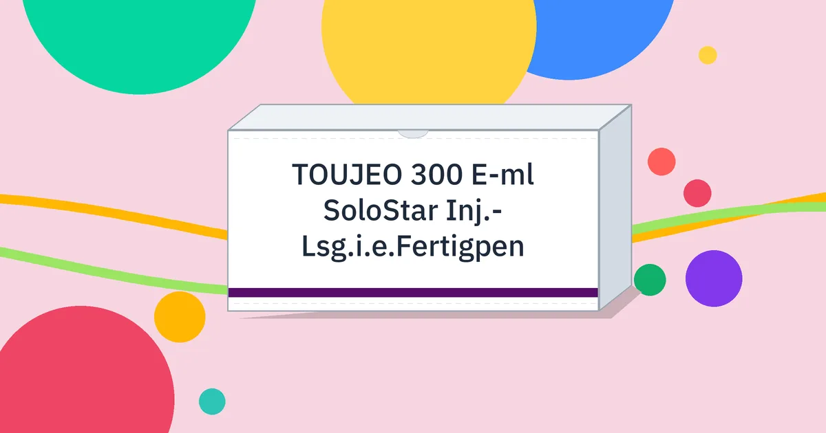 Symbolbild: Packung mit der Aufschrift TOUJEO 300 E-ml SoloStar Inj.-Lsg.i.e.Fertigpen (PZN 13922037) – Verfügbarkeit und Bezug in Apotheken in Frankfurt am Main