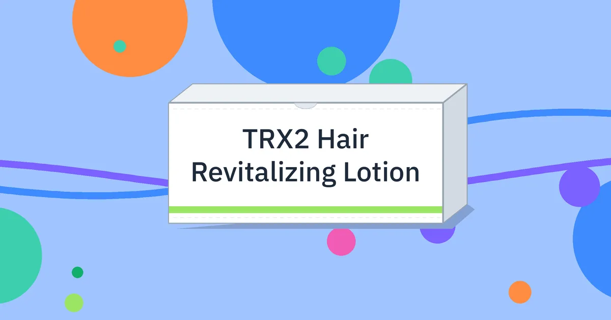 Symbolbild: Packung mit der Aufschrift TRX2 Hair Revitalizing Lotion (PZN 11157420) – Verfügbarkeit und Bezug in Apotheken in Frankfurt am Main
