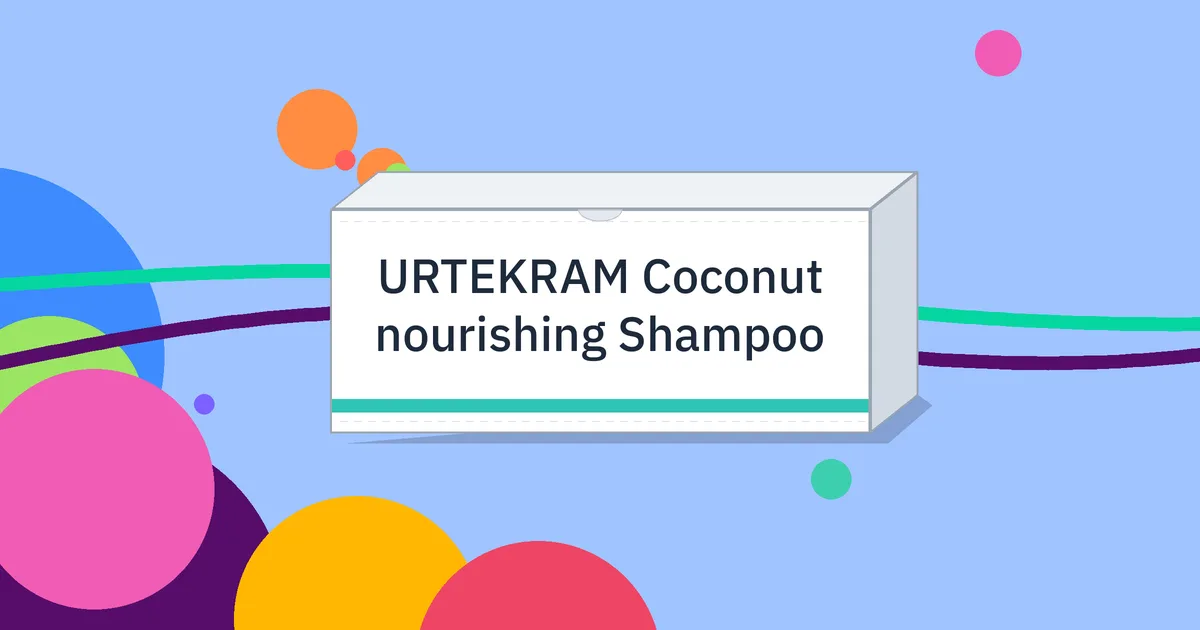 Symbolbild: Packung mit der Aufschrift URTEKRAM Coconut nourishing Shampoo (PZN 19477928) – Verfügbarkeit und Bezug in Apotheken in Frankfurt am Main