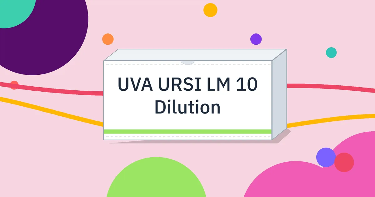 Symbolbild: Packung mit der Aufschrift UVA URSI LM 10 Dilution (PZN 13259001) – Verfügbarkeit und Bezug in Apotheken in Frankfurt am Main
