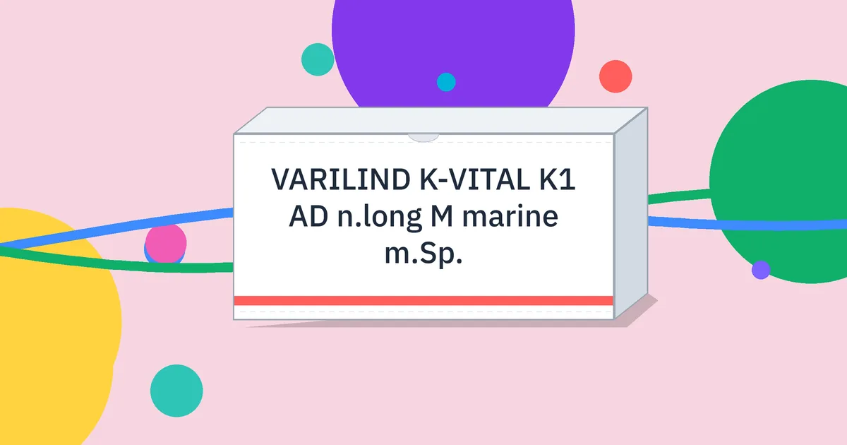 Symbolbild: Packung mit der Aufschrift VARILIND K-VITAL K1 AD n.long M marine m.Sp. (PZN 20566235) – Verfügbarkeit und Bezug in Apotheken in Frankfurt am Main