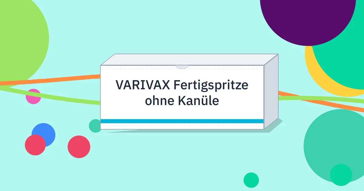 Symbolbild: Packung mit der Aufschrift VARIVAX Fertigspritze ohne Kanüle (PZN 10106679) – Verfügbarkeit und Bezug in Apotheken in Frankfurt am Main