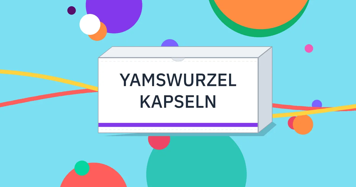 Symbolbild: Packung mit der Aufschrift YAMSWURZEL KAPSELN (PZN 02449000) – Verfügbarkeit und Bezug in Apotheken in Frankfurt am Main