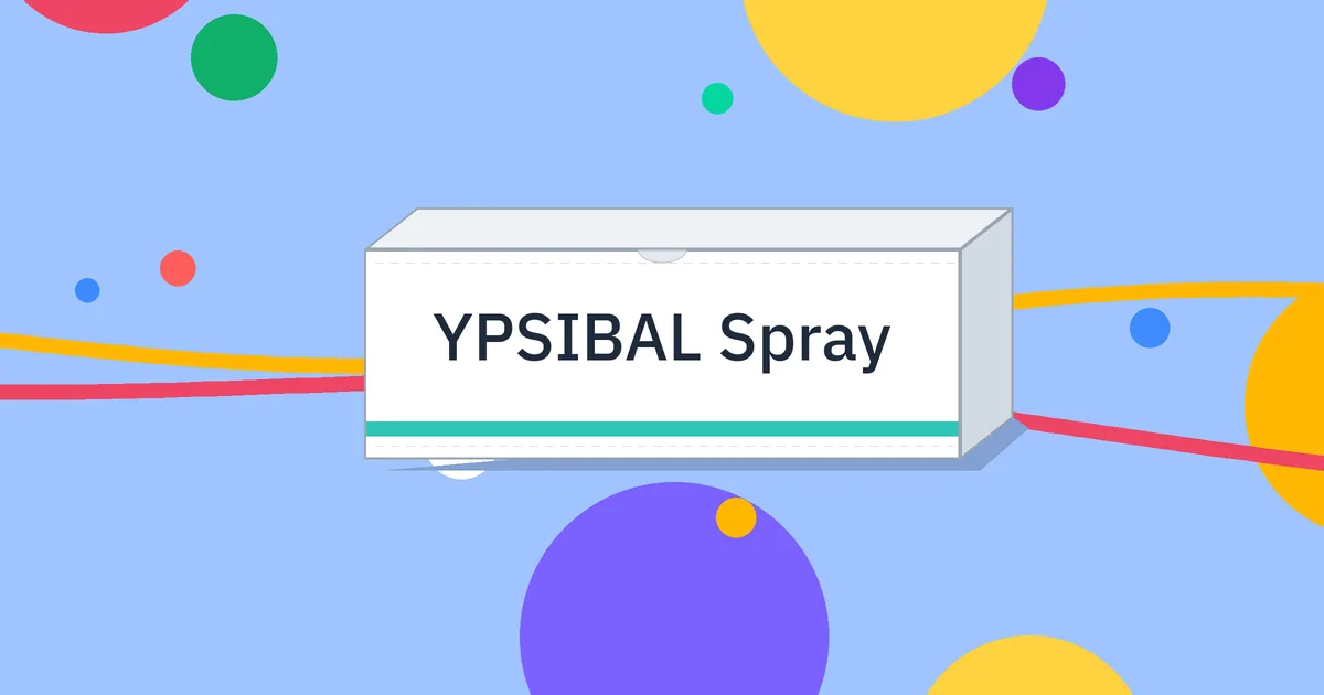 Symbolbild: Packung mit der Aufschrift YPSIBAL Spray (PZN 12604602) – Verfügbarkeit und Bezug in Apotheken in Frankfurt am Main