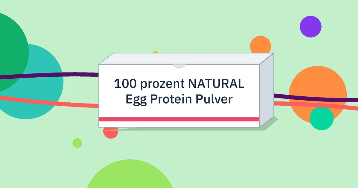 Symbolbild: Packung mit der Aufschrift 100 prozent NATURAL Egg Protein Pulver (PZN 09912300) – Verfügbarkeit und Bezug in Apotheken in Frankfurt am Main