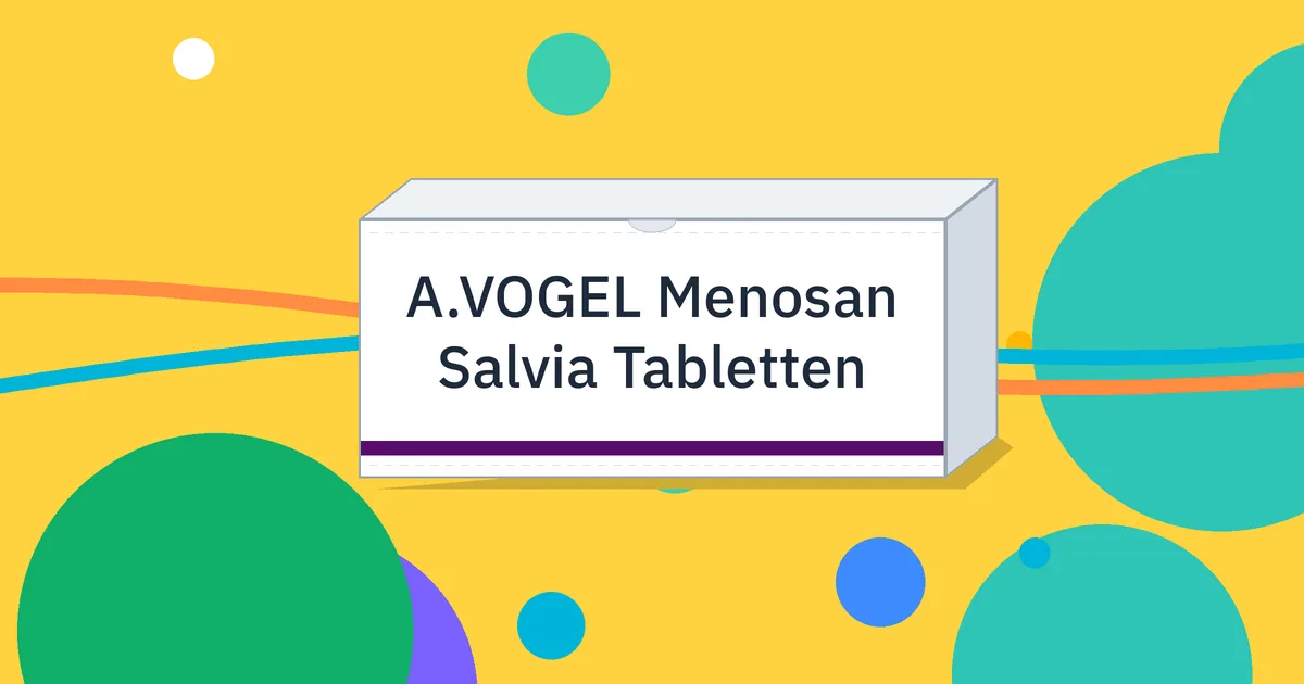 Symbolbild: Packung mit der Aufschrift A.VOGEL Menosan Salvia Tabletten (PZN 13985948) – Verfügbarkeit und Bezug in Apotheken in Frankfurt am Main
