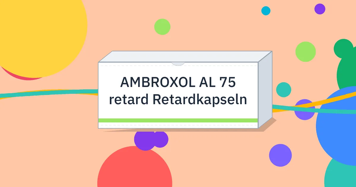 Symbolbild: Packung mit der Aufschrift AMBROXOL AL 75 retard Retardkapseln (PZN 04751565) – Verfügbarkeit und Bezug in Apotheken in Frankfurt am Main