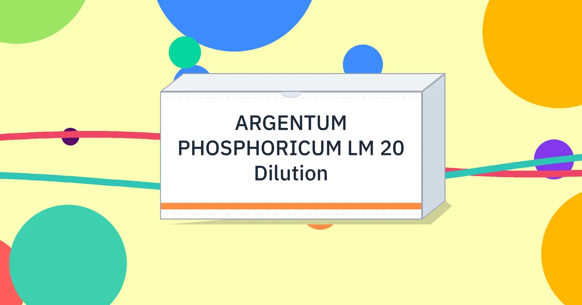 Symbolbild: Packung mit der Aufschrift ARGENTUM PHOSPHORICUM LM 20 Dilution (PZN 12769668) – Verfügbarkeit und Bezug in Apotheken in Frankfurt am Main