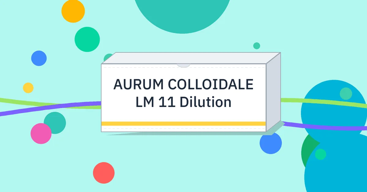 Symbolbild: Packung mit der Aufschrift AURUM COLLOIDALE LM 11 Dilution (PZN 12784225) – Verfügbarkeit und Bezug in Apotheken in Frankfurt am Main