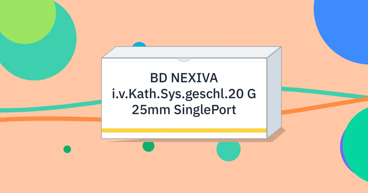 Symbolbild: Packung mit der Aufschrift BD NEXIVA i.v.Kath.Sys.geschl.20 G 25mm SinglePort (PZN 17830154) – Verfügbarkeit und Bezug in Apotheken in Frankfurt am Main