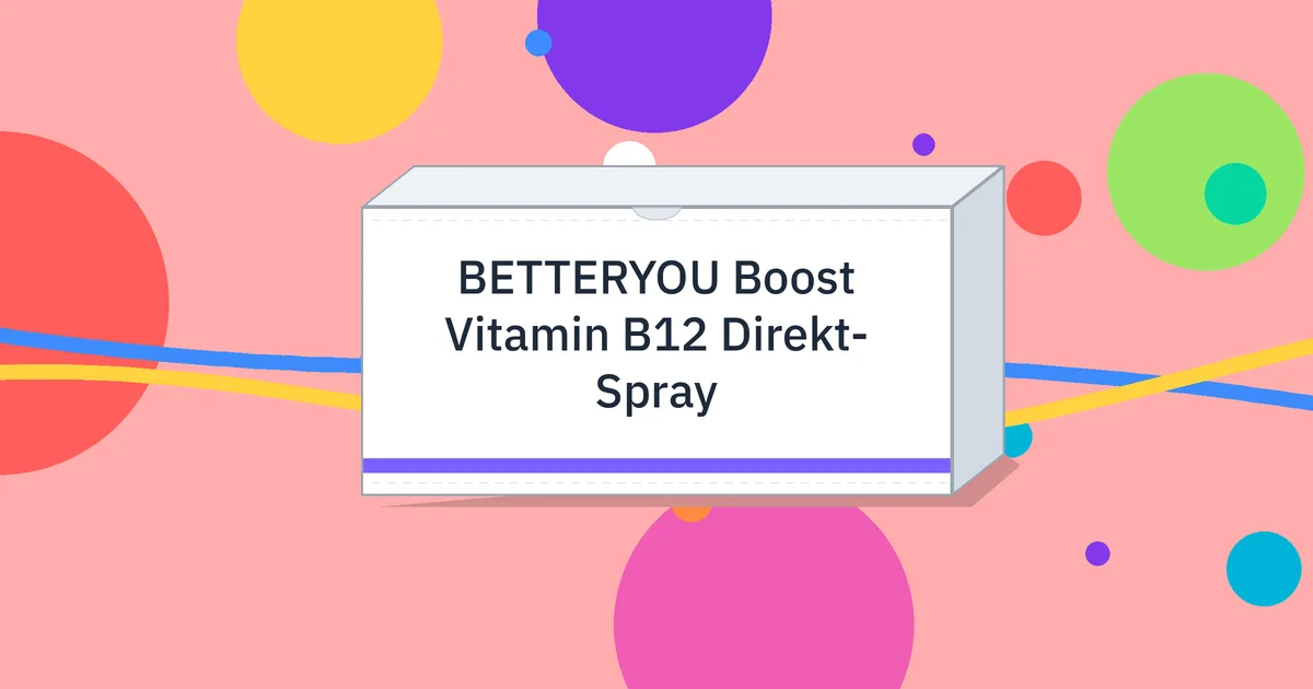Symbolbild: Packung mit der Aufschrift BETTERYOU Boost Vitamin B12 Direkt-Spray (PZN 17827494) – Verfügbarkeit und Bezug in Apotheken in Frankfurt am Main