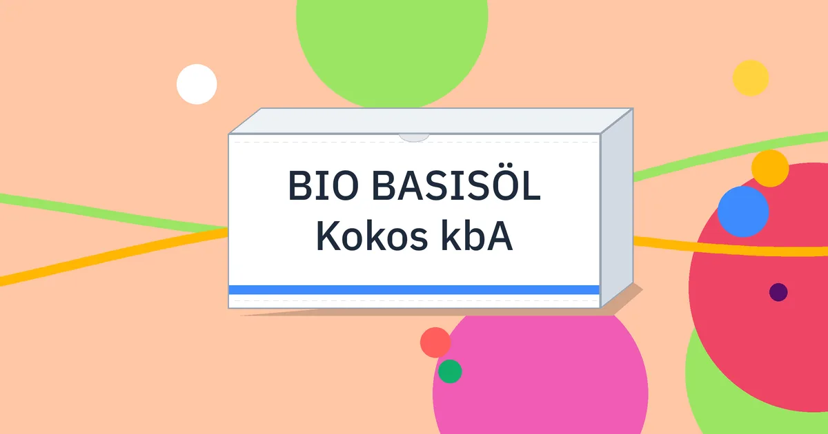 Symbolbild: Packung mit der Aufschrift BIO BASISÖL Kokos kbA (PZN 16859799) – Verfügbarkeit und Bezug in Apotheken in Frankfurt am Main