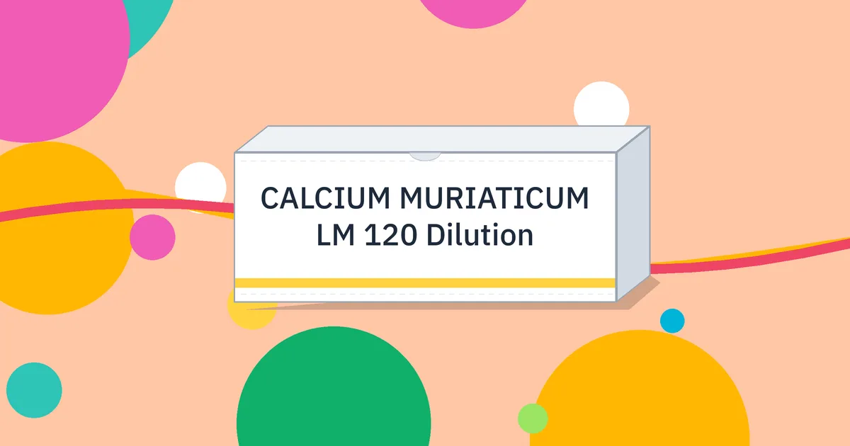 Symbolbild: Packung mit der Aufschrift CALCIUM MURIATICUM LM 120 Dilution (PZN 13409570) – Verfügbarkeit und Bezug in Apotheken in Frankfurt am Main