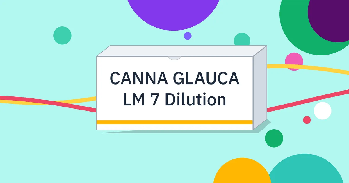 Symbolbild: Packung mit der Aufschrift CANNA GLAUCA LM 7 Dilution (PZN 13412922) – Verfügbarkeit und Bezug in Apotheken in Frankfurt am Main