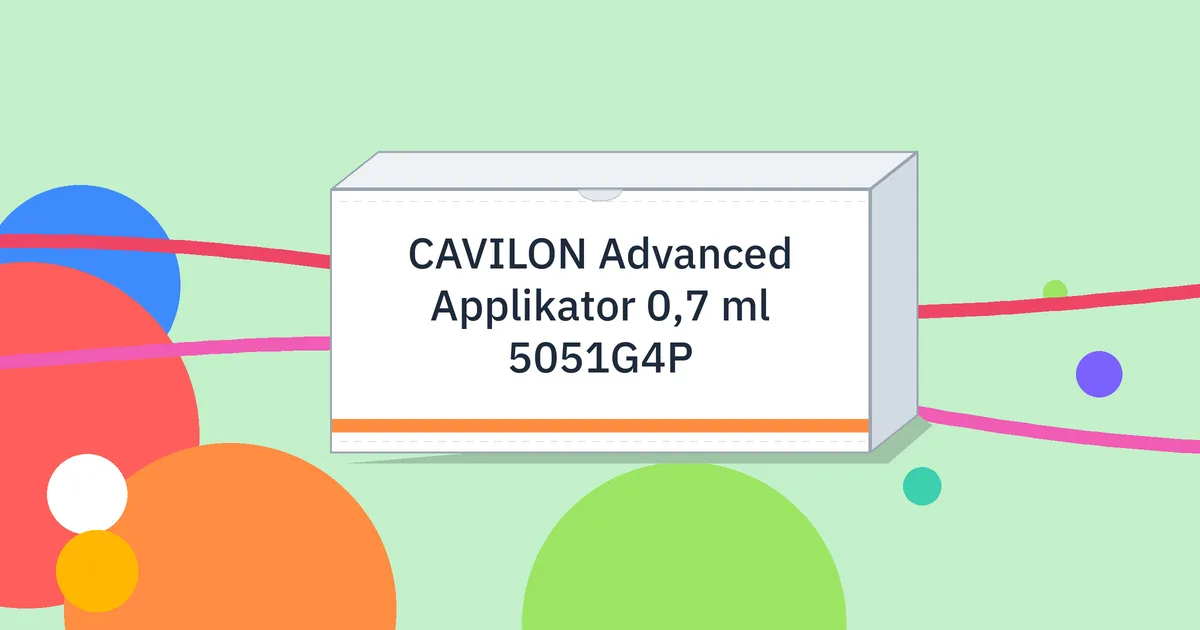 Symbolbild: Packung mit der Aufschrift CAVILON Advanced Applikator 0,7 ml 5051G4P (PZN 16822684) – Verfügbarkeit und Bezug in Apotheken in Frankfurt am Main