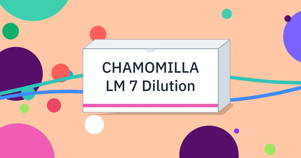 Symbolbild: Packung mit der Aufschrift CHAMOMILLA LM 7 Dilution (PZN 12812476) – Verfügbarkeit und Bezug in Apotheken in Frankfurt am Main