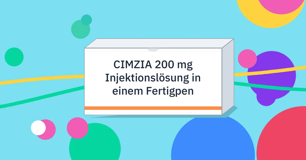 Symbolbild: Packung mit der Aufschrift CIMZIA 200 mg Injektionslösung in einem Fertigpen (PZN 12450731) – Verfügbarkeit und Bezug in Apotheken in Frankfurt am Main