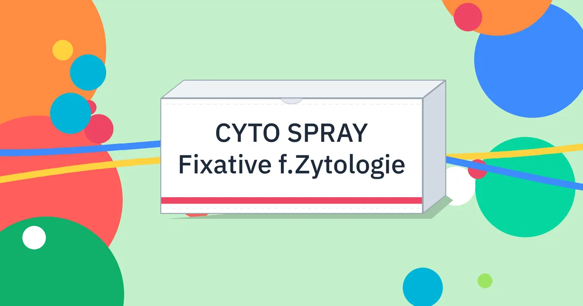 Symbolbild: Packung mit der Aufschrift CYTO SPRAY Fixative f.Zytologie (PZN 00170015) – Verfügbarkeit und Bezug in Apotheken in Frankfurt am Main