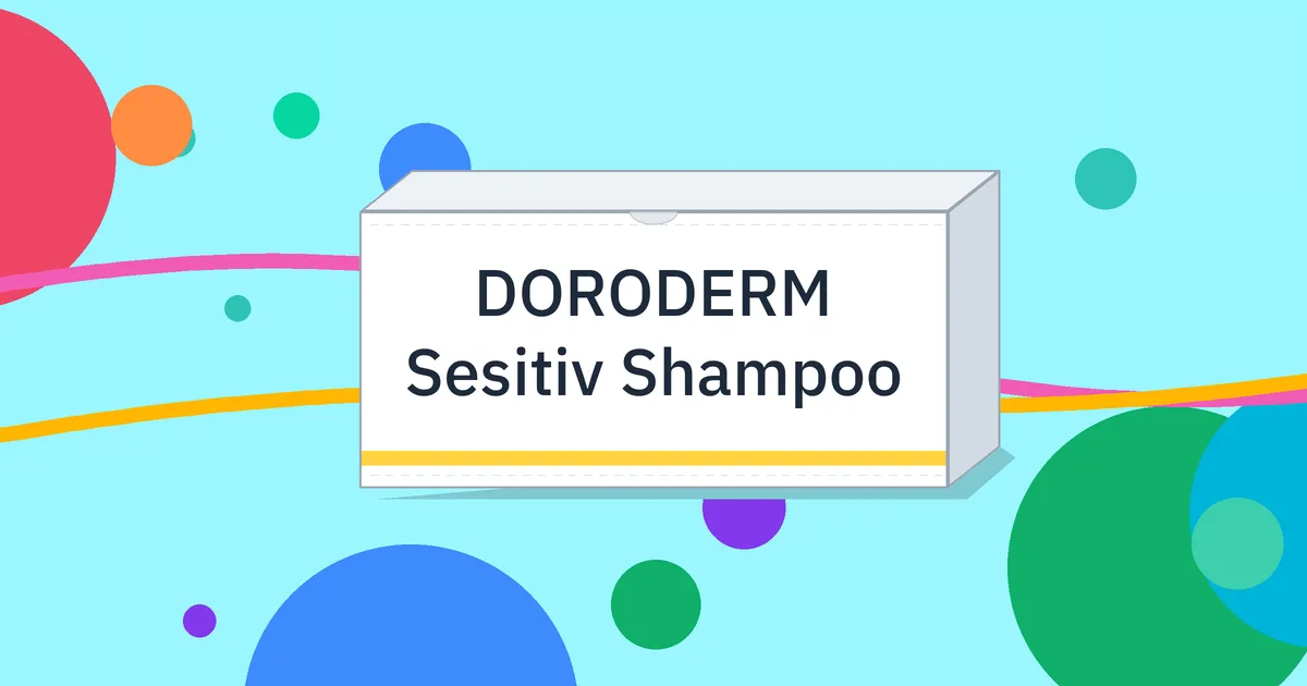 Symbolbild: Packung mit der Aufschrift DORODERM Sesitiv Shampoo (PZN 02074669) – Verfügbarkeit und Bezug in Apotheken in Frankfurt am Main