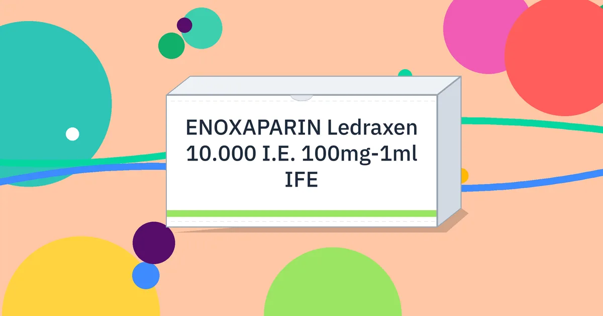 Symbolbild: Packung mit der Aufschrift ENOXAPARIN Ledraxen 10.000 I.E. 100mg-1ml IFE (PZN 16203225) – Verfügbarkeit und Bezug in Apotheken in Frankfurt am Main