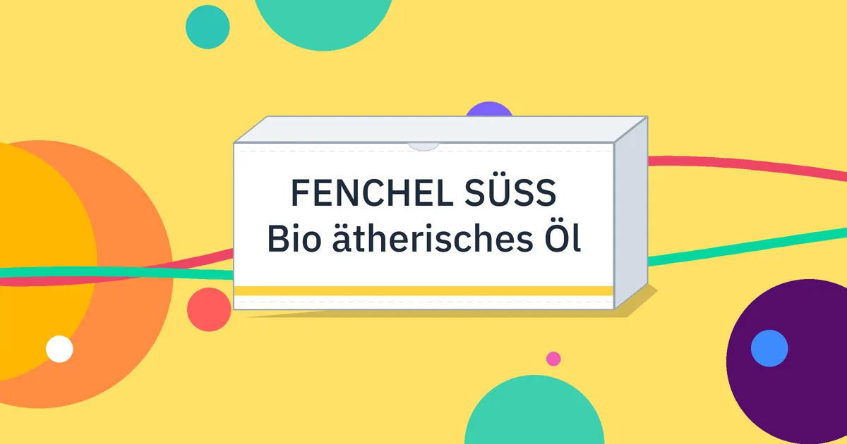 Symbolbild: Packung mit der Aufschrift FENCHEL SÜSS Bio ätherisches Öl (PZN 17619956) – Verfügbarkeit und Bezug in Apotheken in Frankfurt am Main