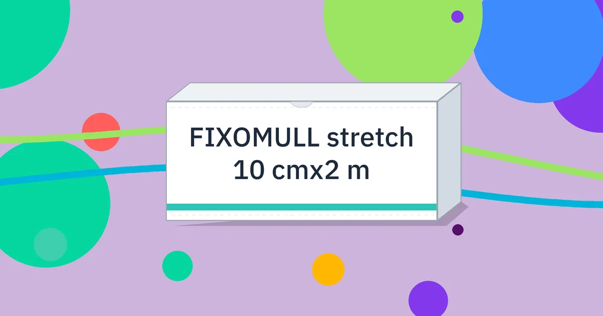 Symbolbild: Packung mit der Aufschrift FIXOMULL stretch 10 cmx2 m (PZN 15572328) – Verfügbarkeit und Bezug in Apotheken in Frankfurt am Main
