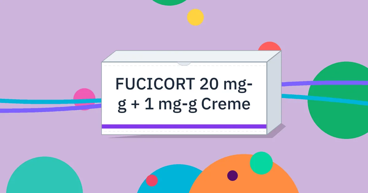 Symbolbild: Packung mit der Aufschrift FUCICORT 20 mg-g + 1 mg-g Creme (PZN 17923111) – Verfügbarkeit und Bezug in Apotheken in Frankfurt am Main