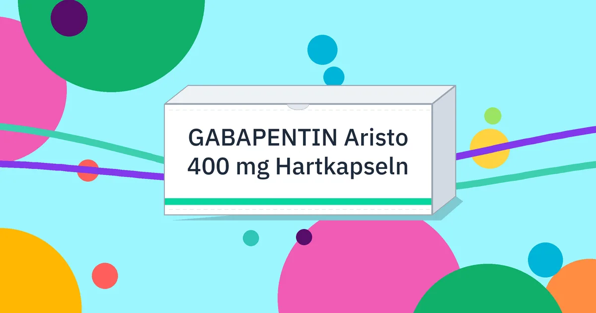 Symbolbild: Packung mit der Aufschrift GABAPENTIN Aristo 400 mg Hartkapseln (PZN 05509398) – Verfügbarkeit und Bezug in Apotheken in Frankfurt am Main
