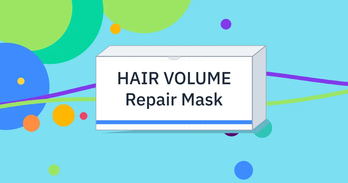 Symbolbild: Packung mit der Aufschrift HAIR VOLUME Repair Mask (PZN 19172502) – Verfügbarkeit und Bezug in Apotheken in Frankfurt am Main