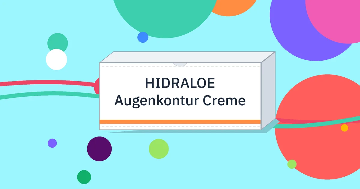 Symbolbild: Packung mit der Aufschrift HIDRALOE Augenkontur Creme (PZN 18098726) – Verfügbarkeit und Bezug in Apotheken in Frankfurt am Main