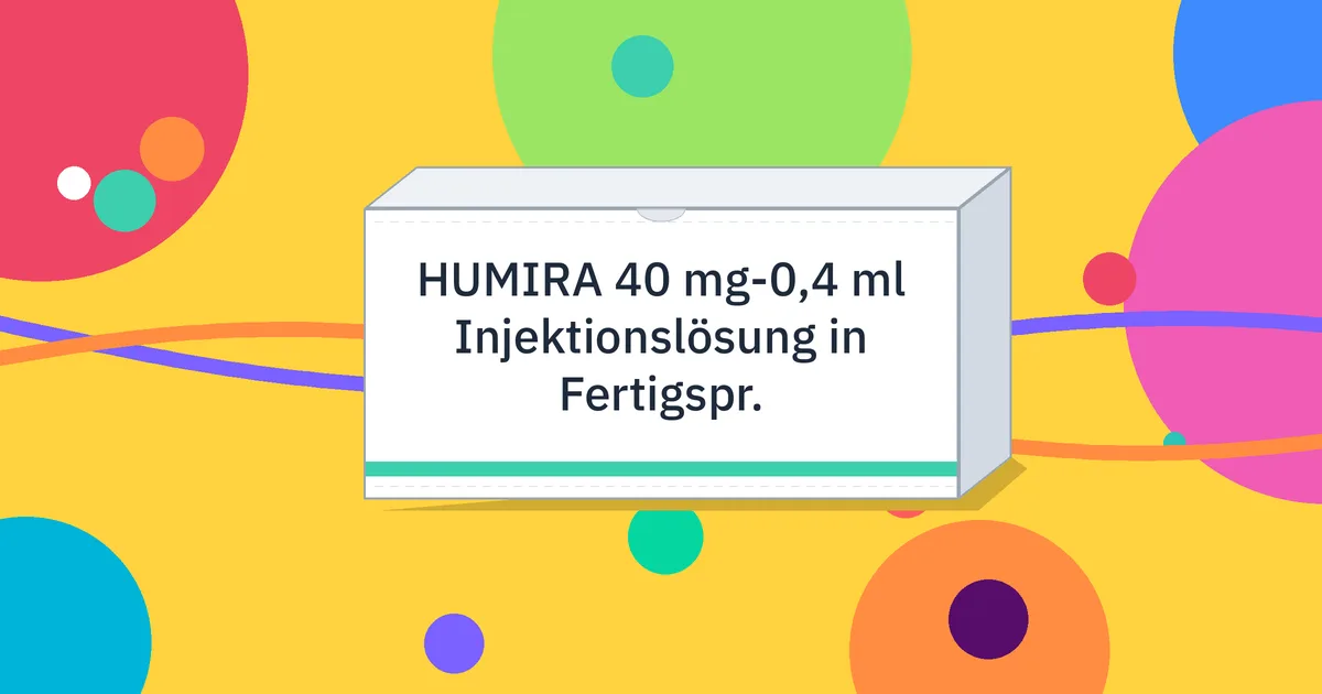 Symbolbild: Packung mit der Aufschrift HUMIRA 40 mg-0,4 ml Injektionslösung in Fertigspr. (PZN 12478126) – Verfügbarkeit und Bezug in Apotheken in Frankfurt am Main
