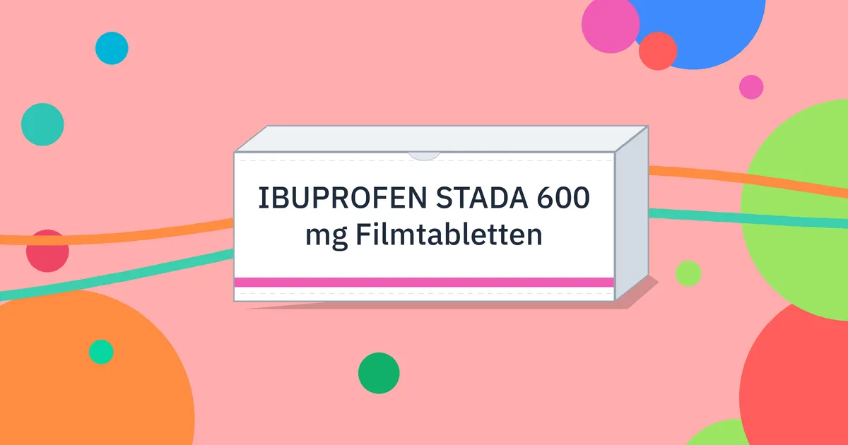 Symbolbild: Packung mit der Aufschrift IBUPROFEN STADA 600 mg Filmtabletten (PZN 03470864) – Verfügbarkeit und Bezug in Apotheken in Frankfurt am Main