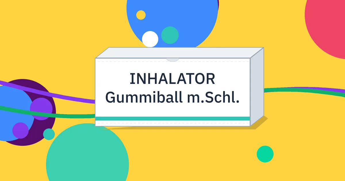 Symbolbild: Packung mit der Aufschrift INHALATOR Gummiball m.Schl. (PZN 01728353) – Verfügbarkeit und Bezug in Apotheken in Frankfurt am Main