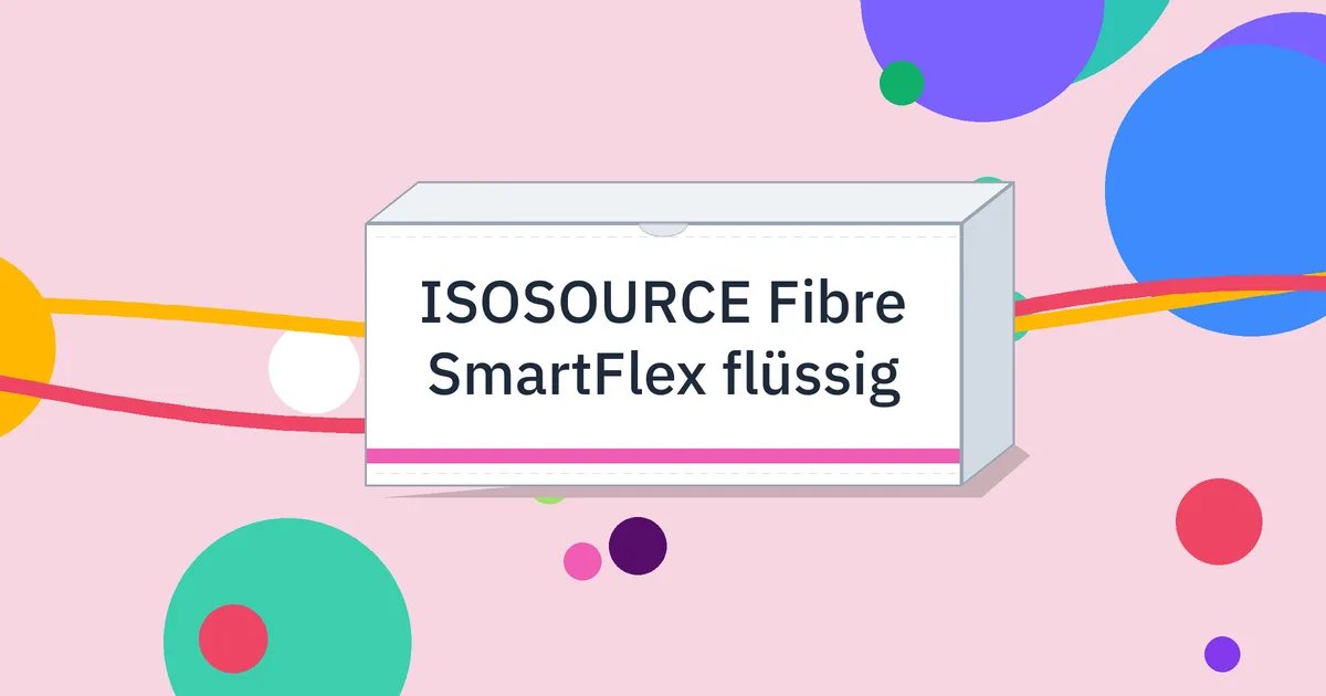 Symbolbild: Packung mit der Aufschrift ISOSOURCE Fibre SmartFlex flüssig (PZN 20223179) – Verfügbarkeit und Bezug in Apotheken in Frankfurt am Main