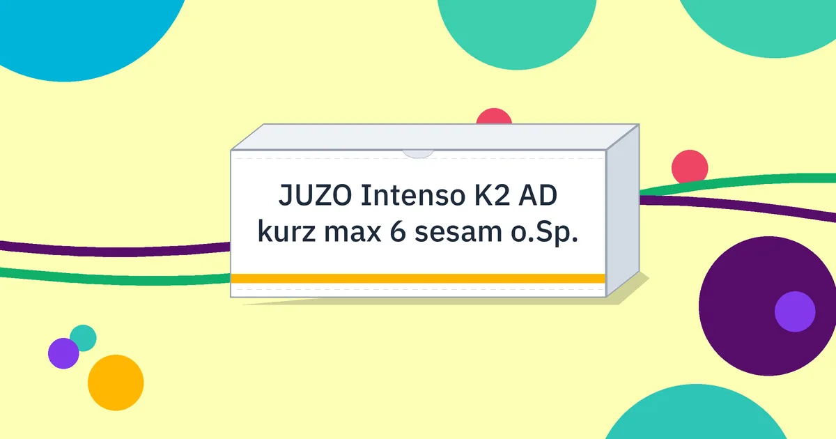 Symbolbild: Packung mit der Aufschrift JUZO Intenso K2 AD kurz max 6 sesam o.Sp. (PZN 18619214) – Verfügbarkeit und Bezug in Apotheken in Frankfurt am Main