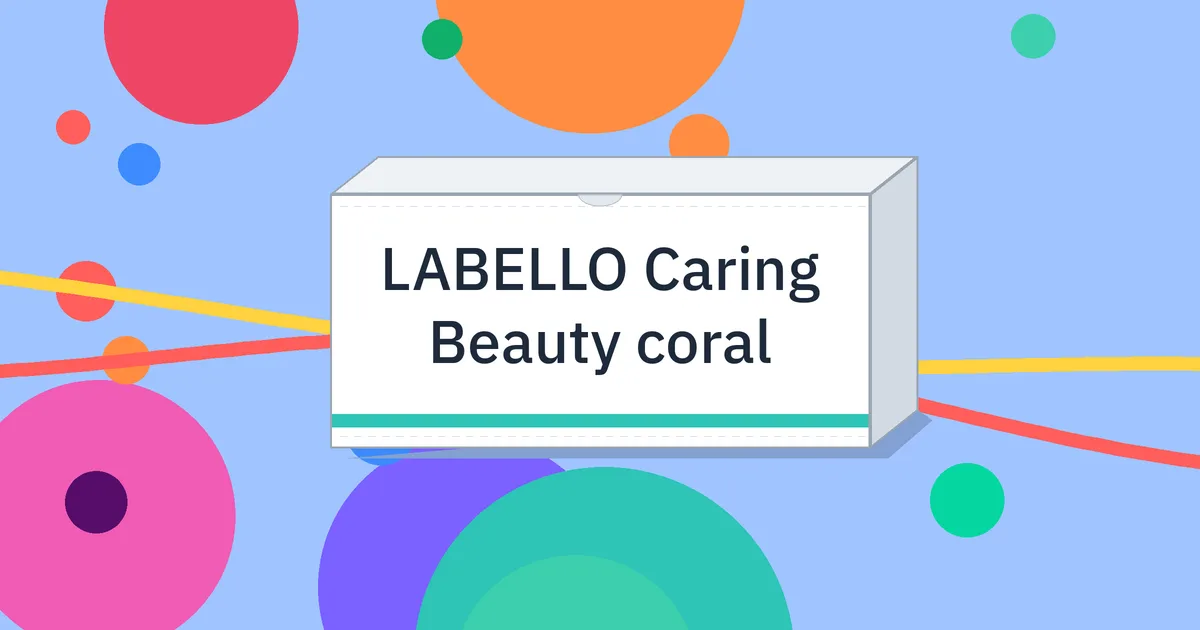 Symbolbild: Packung mit der Aufschrift LABELLO Caring Beauty coral (PZN 20023463) – Verfügbarkeit und Bezug in Apotheken in Frankfurt am Main