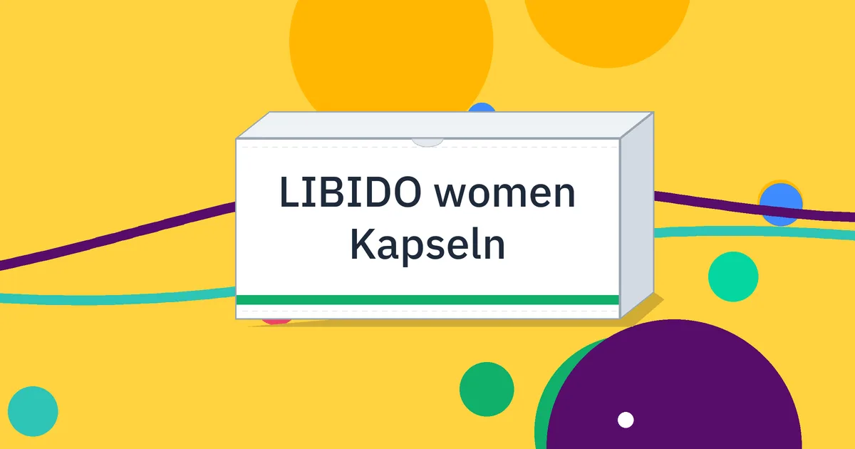 Symbolbild: Packung mit der Aufschrift LIBIDO women Kapseln (PZN 15392170) – Verfügbarkeit und Bezug in Apotheken in Frankfurt am Main