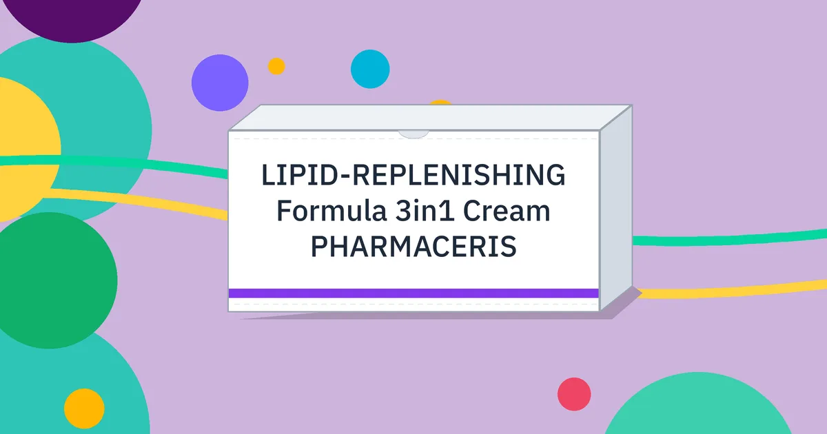 Symbolbild: Packung mit der Aufschrift LIPID-REPLENISHING Formula 3in1 Cream PHARMACERIS (PZN 16390960) – Verfügbarkeit und Bezug in Apotheken in Frankfurt am Main