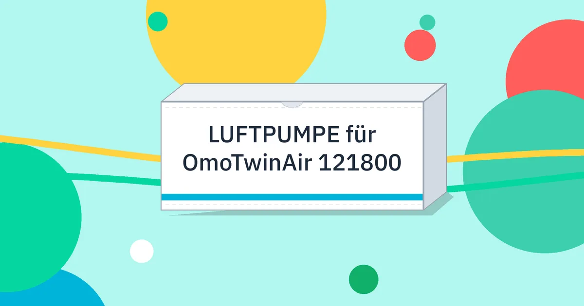 Symbolbild: Packung mit der Aufschrift LUFTPUMPE für OmoTwinAir 121800 (PZN 11014436) – Verfügbarkeit und Bezug in Apotheken in Frankfurt am Main