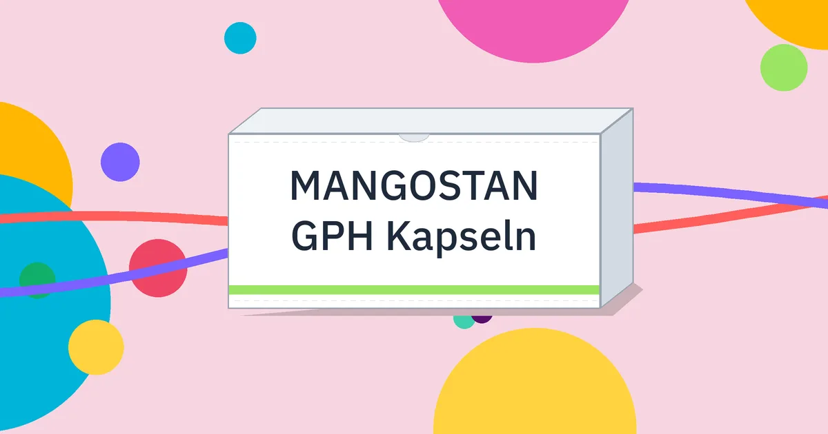Symbolbild: Packung mit der Aufschrift MANGOSTAN GPH Kapseln (PZN 10230296) – Verfügbarkeit und Bezug in Apotheken in Frankfurt am Main