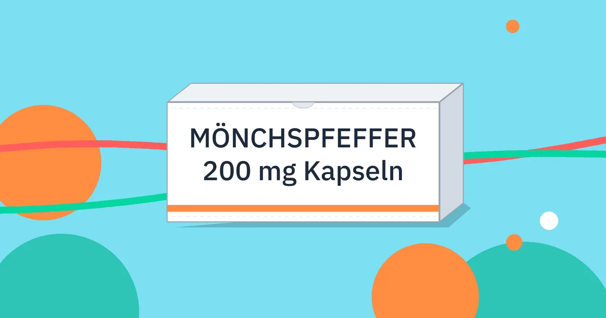 Symbolbild: Packung mit der Aufschrift MÖNCHSPFEFFER 200 mg Kapseln (PZN 18486486) – Verfügbarkeit und Bezug in Apotheken in Frankfurt am Main
