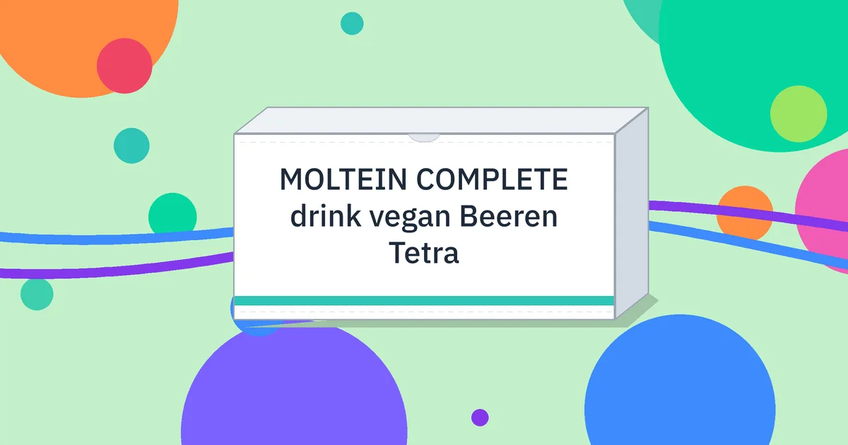 Symbolbild: Packung mit der Aufschrift MOLTEIN COMPLETE drink vegan Beeren Tetra (PZN 20352758) – Verfügbarkeit und Bezug in Apotheken in Frankfurt am Main
