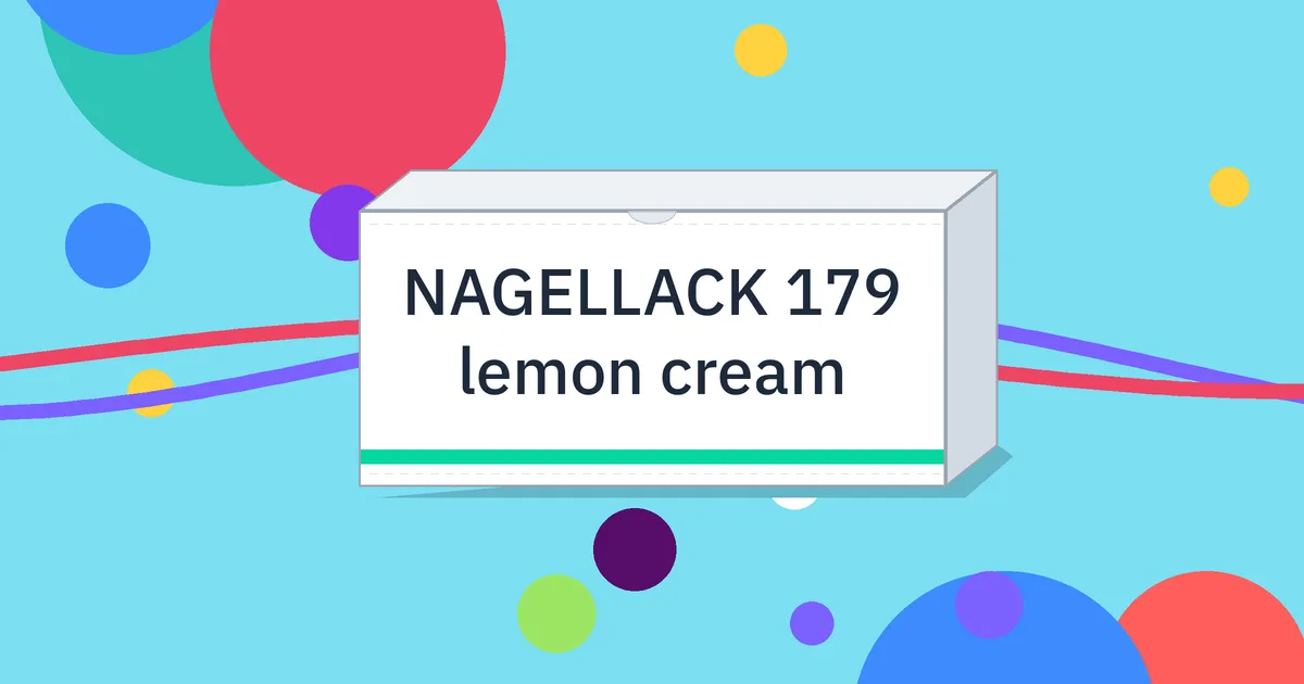 Symbolbild: Packung mit der Aufschrift NAGELLACK 179 lemon cream (PZN 10849541) – Verfügbarkeit und Bezug in Apotheken in Frankfurt am Main