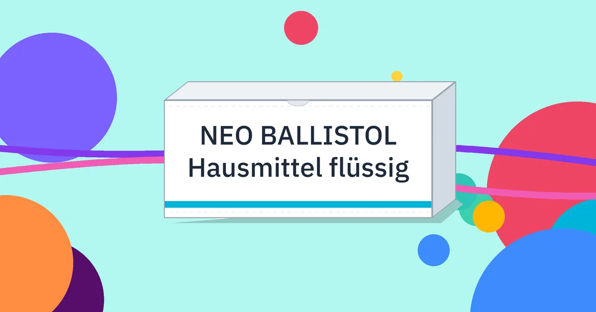 Symbolbild: Packung mit der Aufschrift NEO BALLISTOL Hausmittel flüssig (PZN 01058527) – Verfügbarkeit und Bezug in Apotheken in Frankfurt am Main